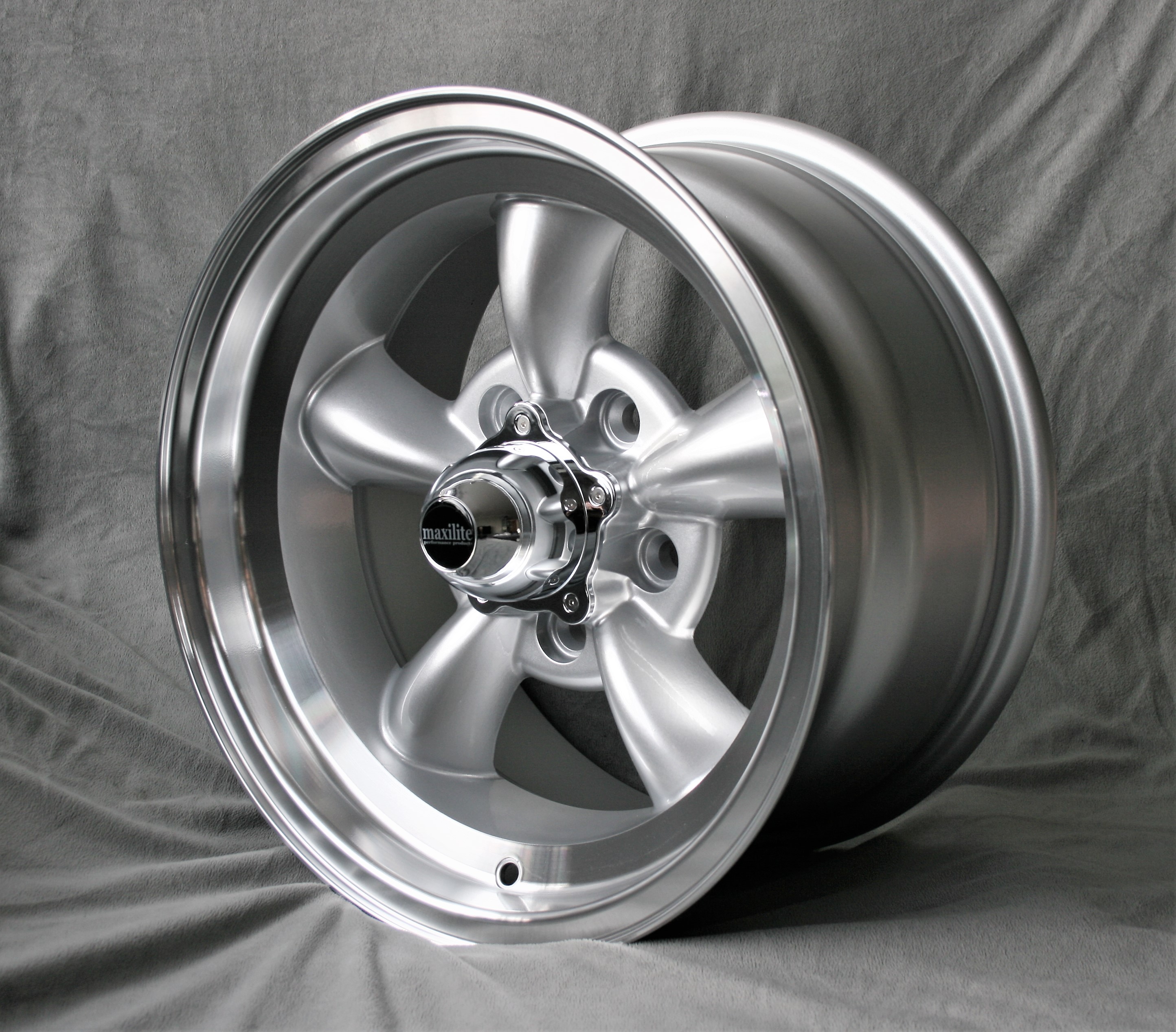 Torque Thrust style, 8x15 silber/glanzgedreht | Felge | ARTT8155114sp ...