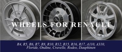 Wheels for classic cars and young classics